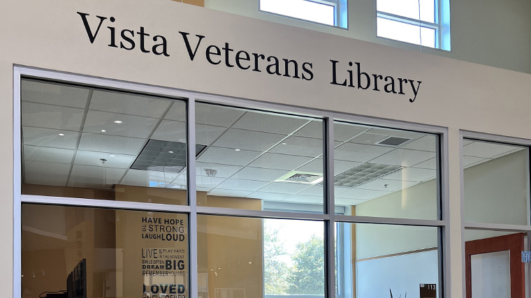 New Vista Veterans Library Opens at NVC - My LaRevista