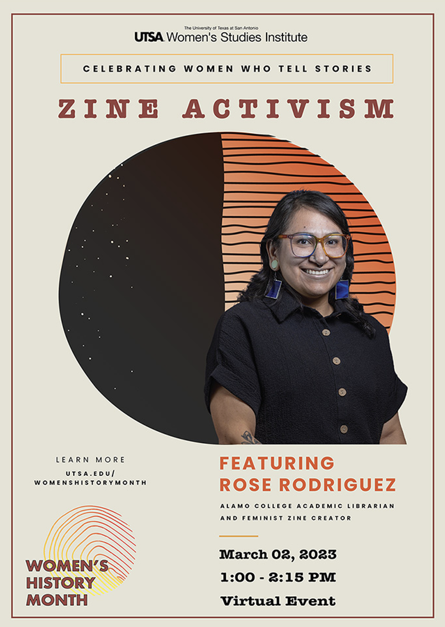 NVC Librarian Presents on Zine Activism at UTSA for Women’s History ...